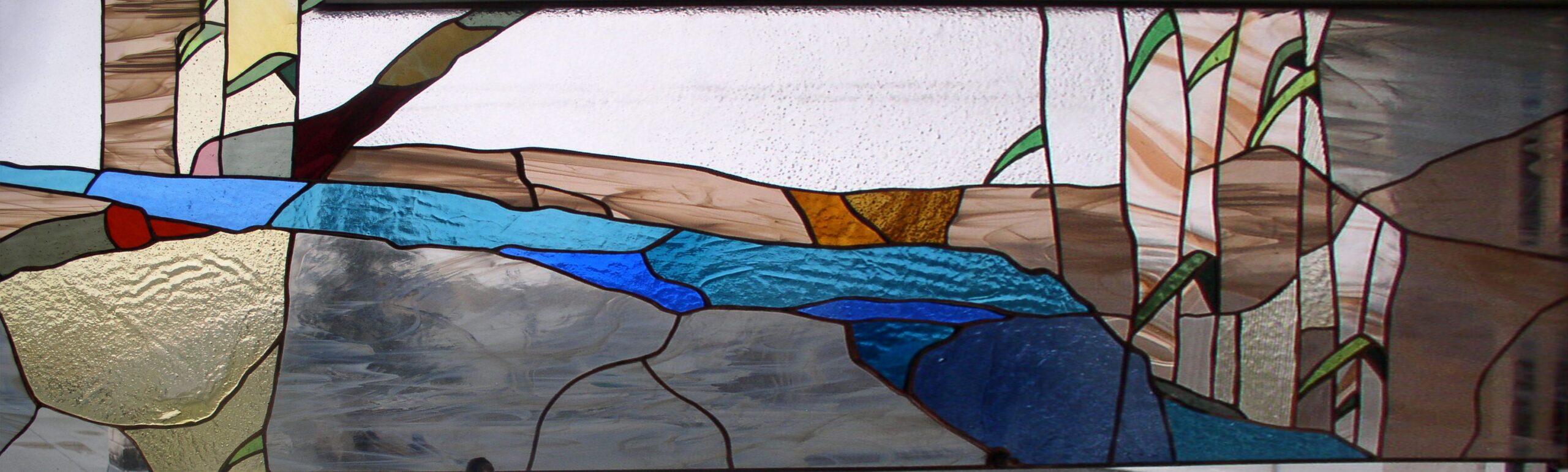 Vitražas „Augalinė kompozicija“ – Panevėžio kraštas virtualiai